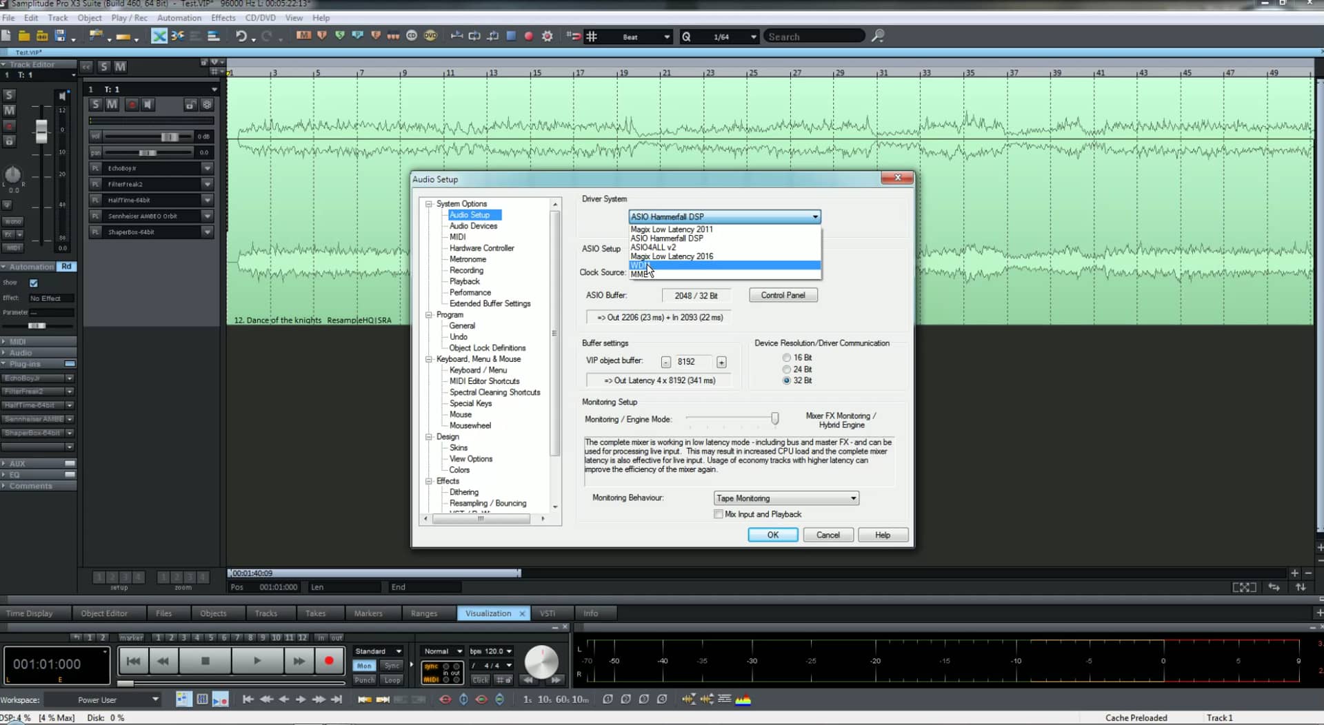Testing VST on Vimeo