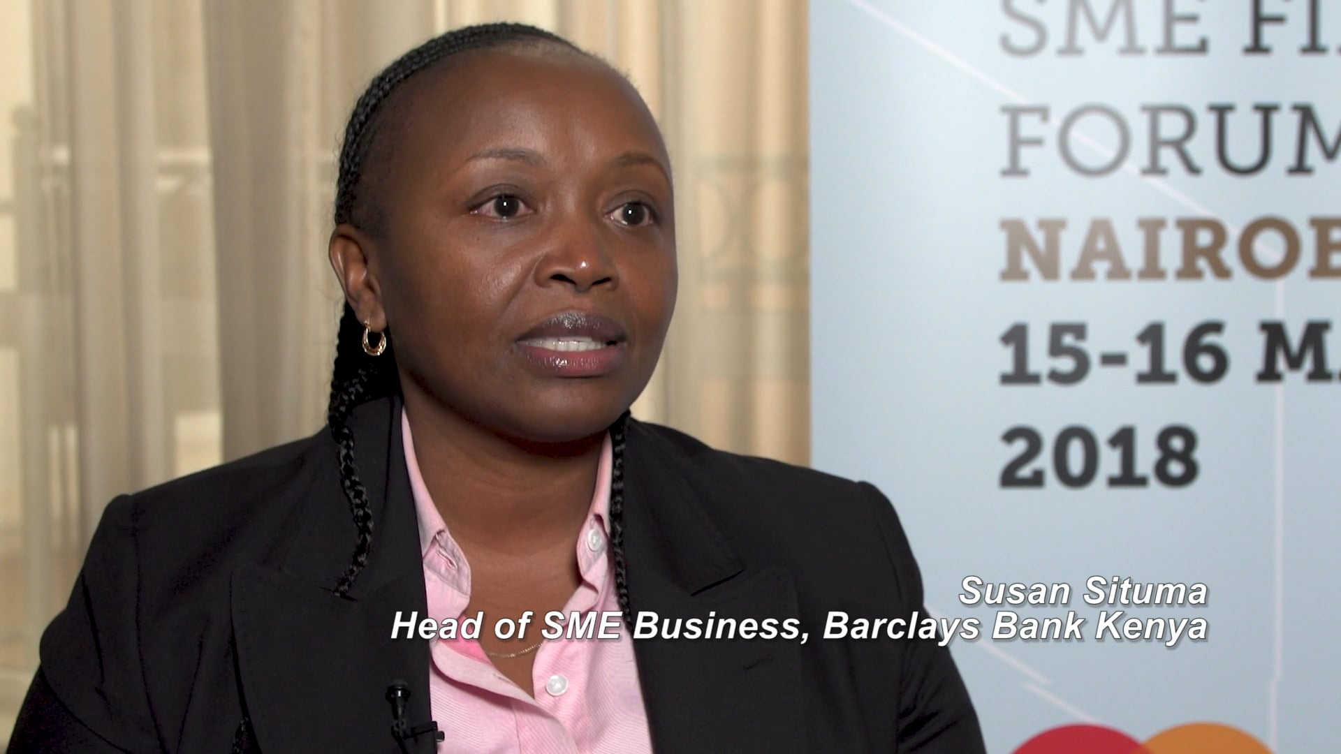 Susan Situma interviewed at the SME Finance Forum in Nairobi, Kenya on ...