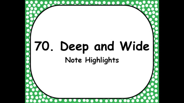 Deep and Wide | MusicplayOnline