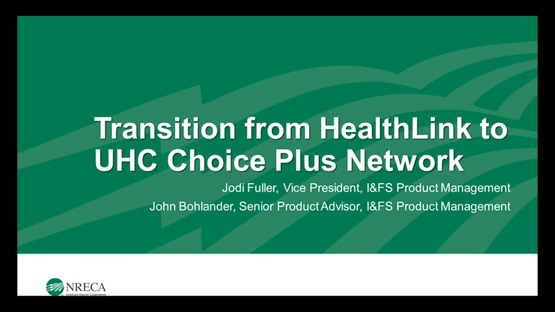 HealthLink to UHC Choice Plus Transition Webinar on Vimeo