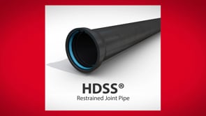 HDSS Restrained Joint Ductile Iron Pipe, Perfect for HDD Applications ...