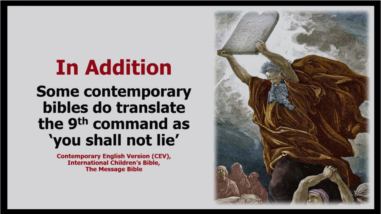 The Ten Commandments - Highland Park United Methodist Church