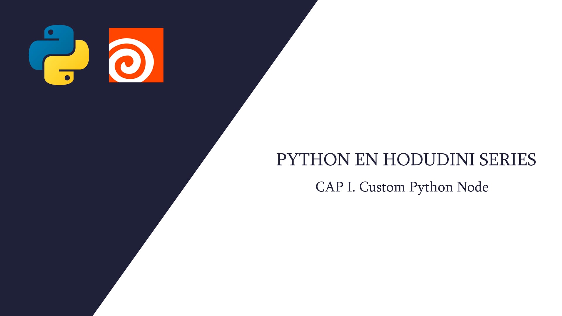 Python en Houdini. Capítulo I. Custom Python Node on Vimeo