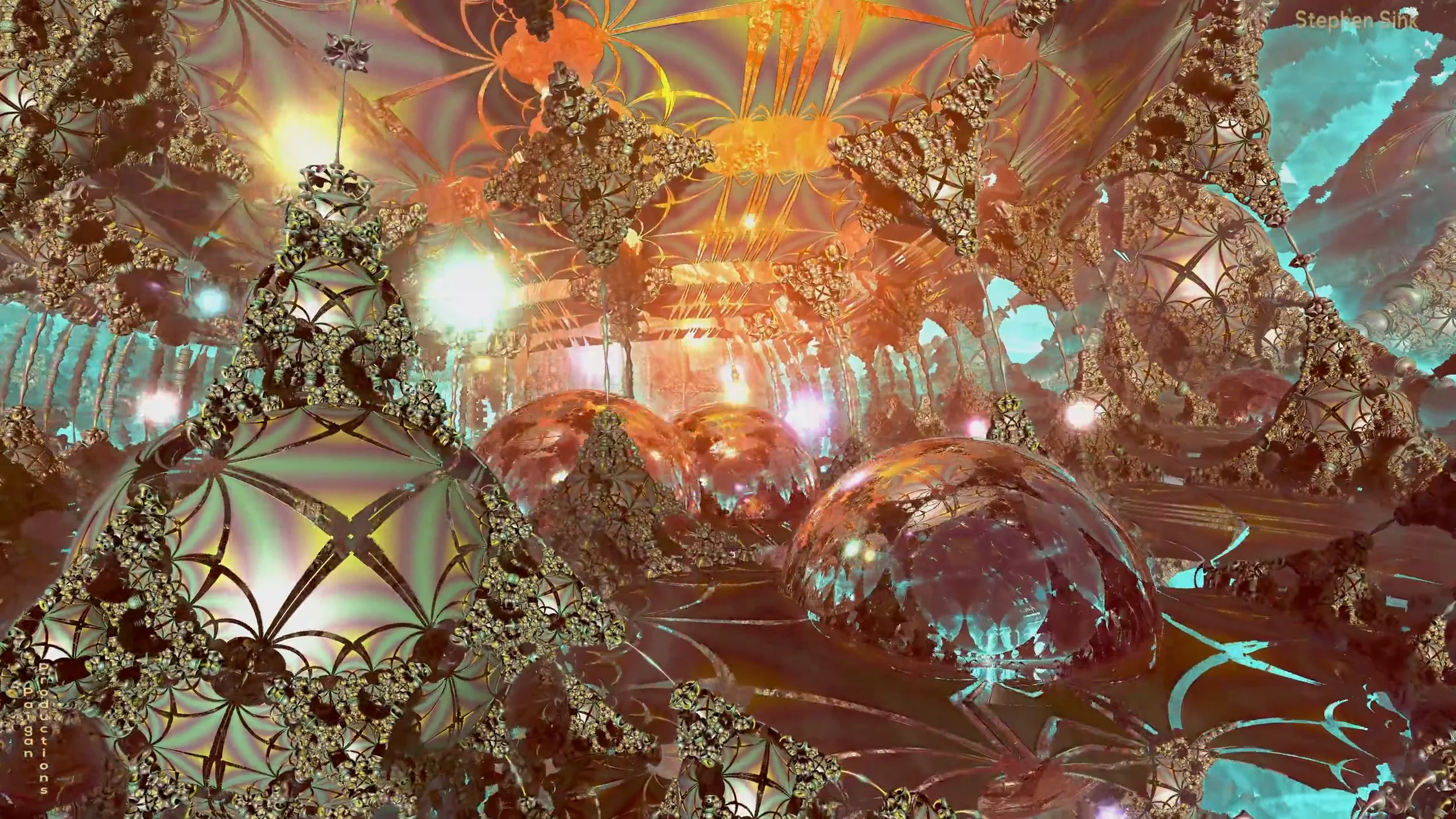 Savage Gardens of Klein II--"Starshine Submarine"--3D Fractal Animation ...