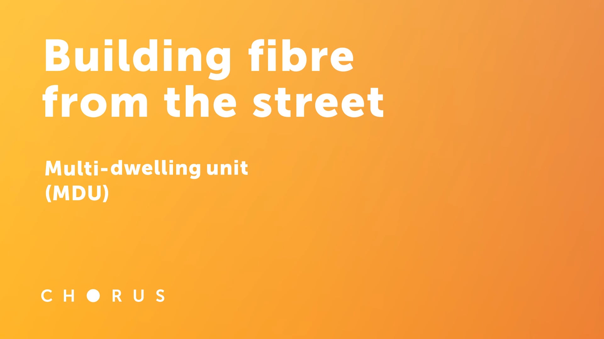 MDU installation build phase on Vimeo