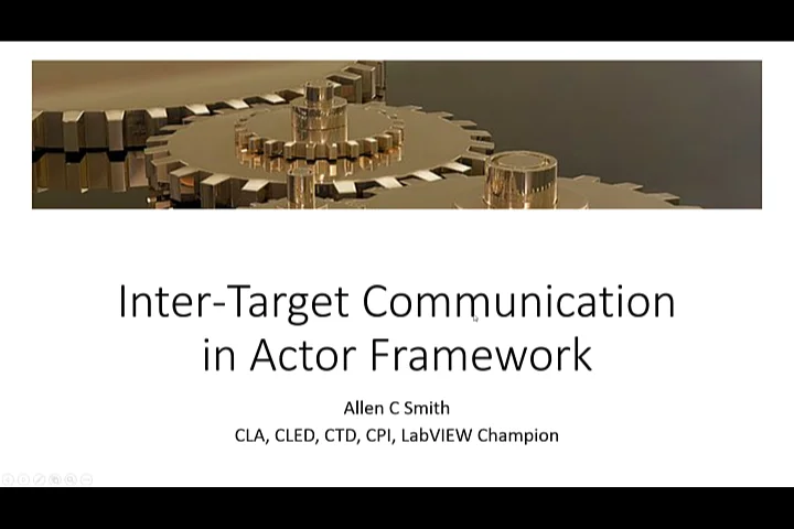 Inter-Target Communication in Actor Framework
