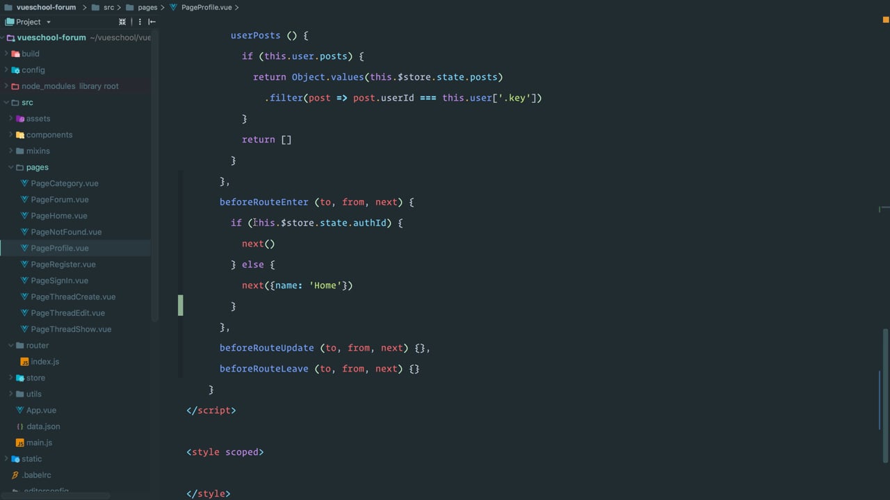 In Component Navigation Guards - A Vue.js Lesson From our Vue.js... In Component Navigation Guards - A Vue.js Lesson From our Vue.js...