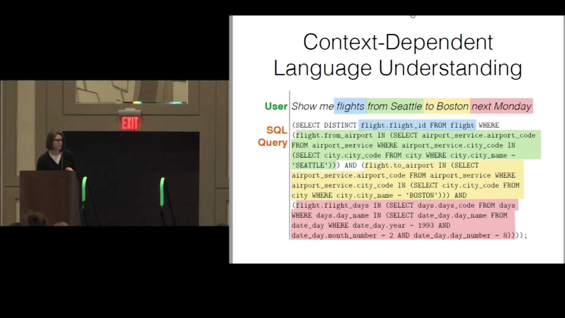 Learning to Map Context-Dependent Sentences to Executable Formal Queries : Alane Suhr1 ...