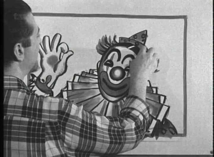 "Learn to Draw a Clown" with Jon Gnagy on Vimeo