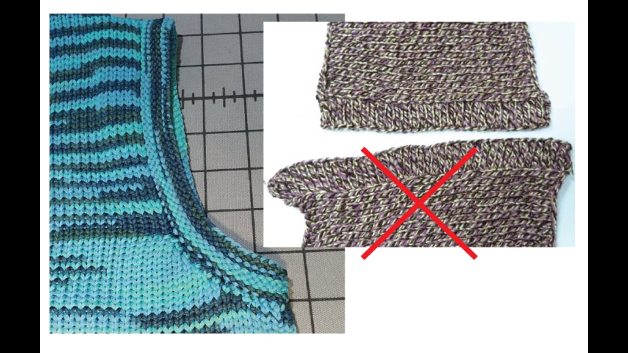 Calculating Armhole Bands | Machine Knitting Tutorial