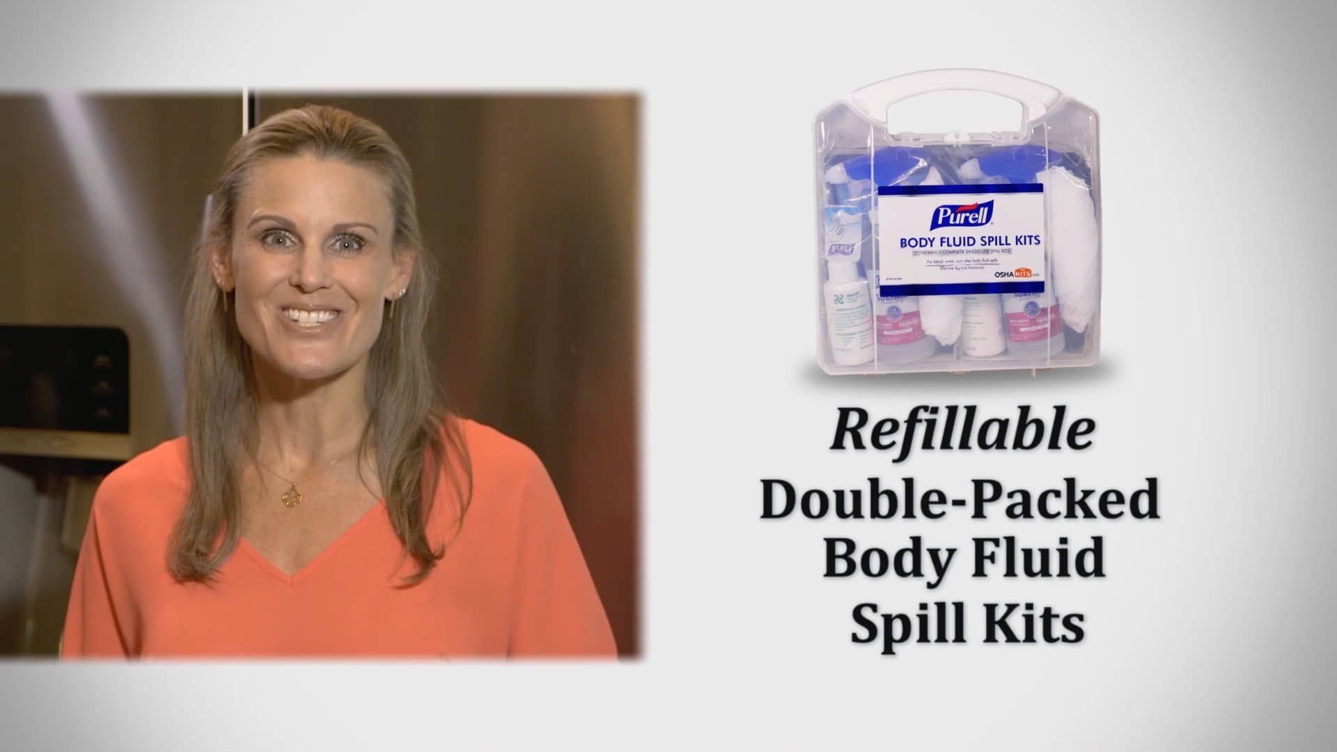PURELL® BODY FLUID SPILL KIT - Double-Packed Kit on Vimeo
