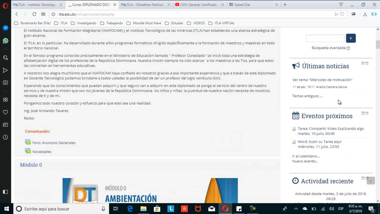 Tour ITLA Campus Virtual on Vimeo
