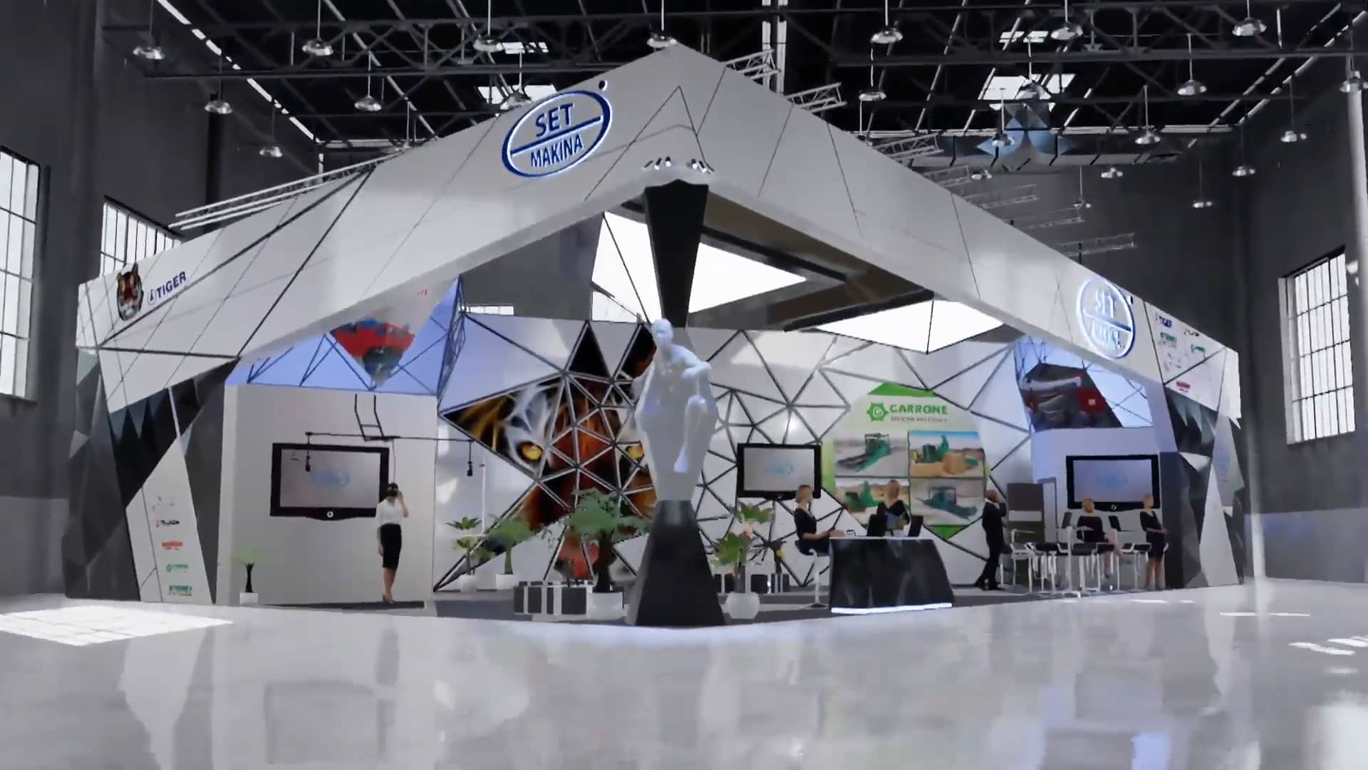 Set Makina- Exhibition Stand Design - Virtual reality - Unreal engine 4 ...