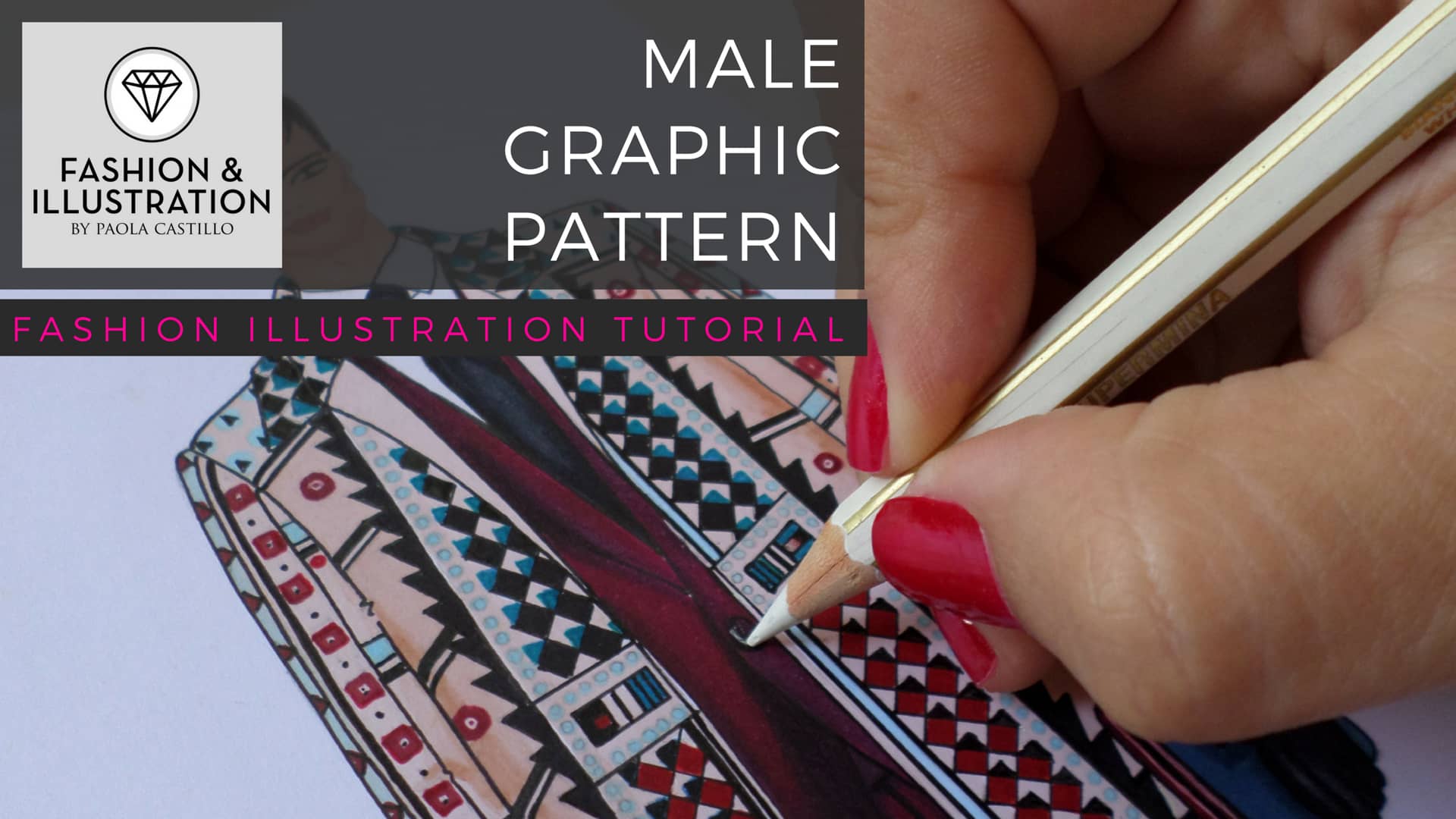 How I painted a male graphic pattern on Vimeo