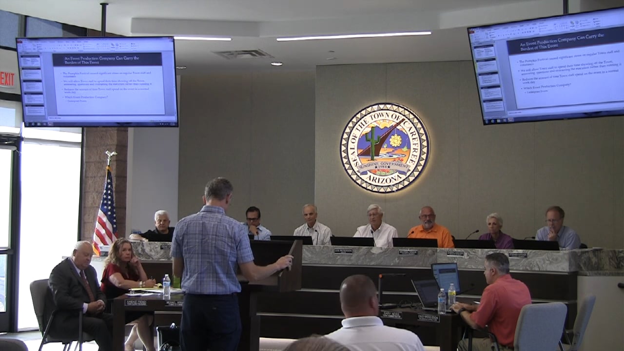 ITEM #8 Presentation by Bruce Raskin, owner of Spanish Village ...