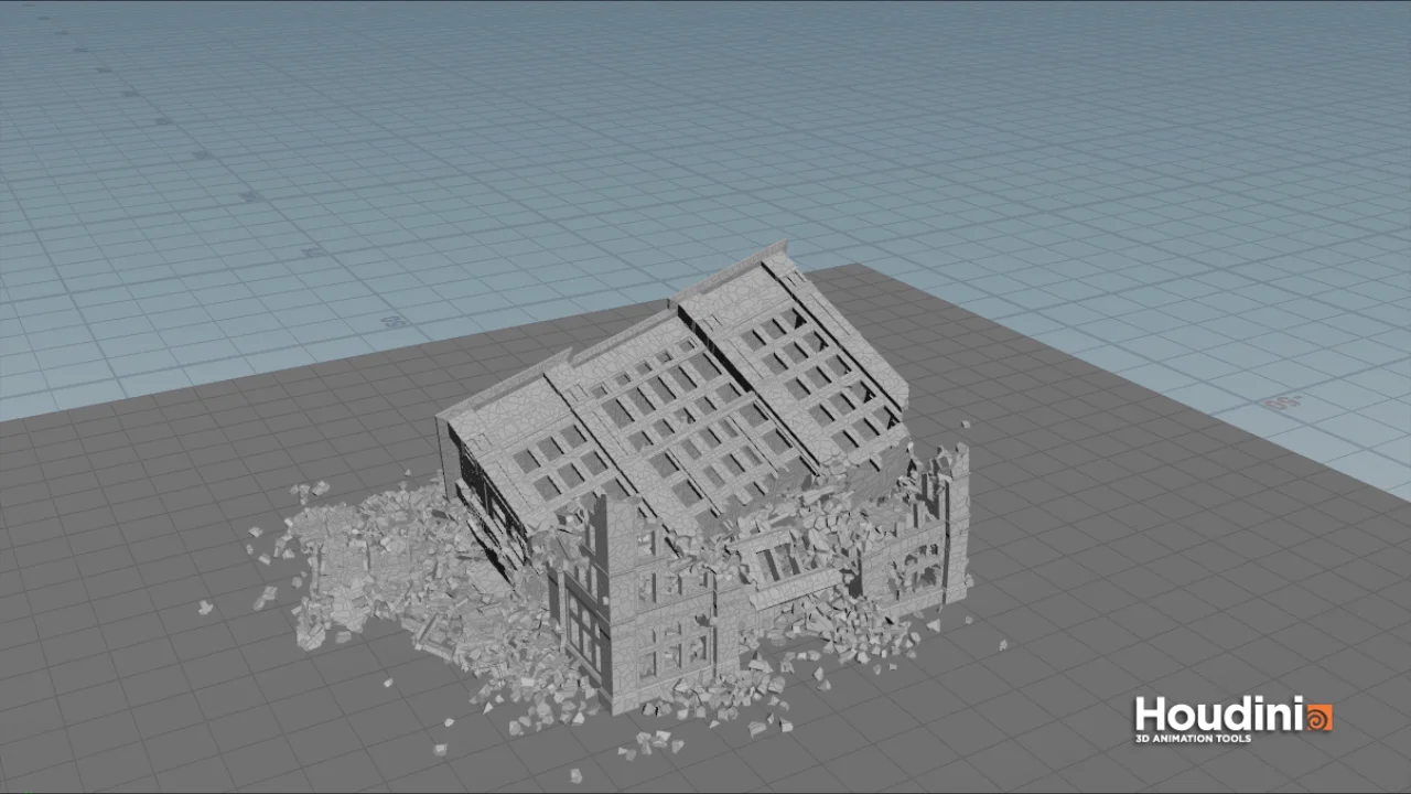 Building collapse Houdini RnD on Vimeo
