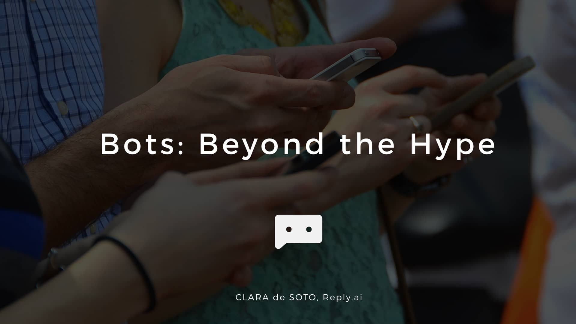 Reply.ai gives an Overview of the Chatbot Landscape on Vimeo