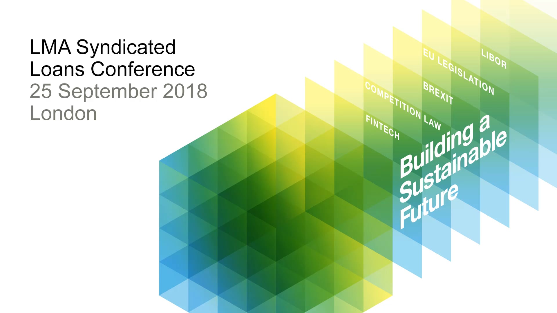 LMA Syndicated Loans Conference Sept 2018 on Vimeo