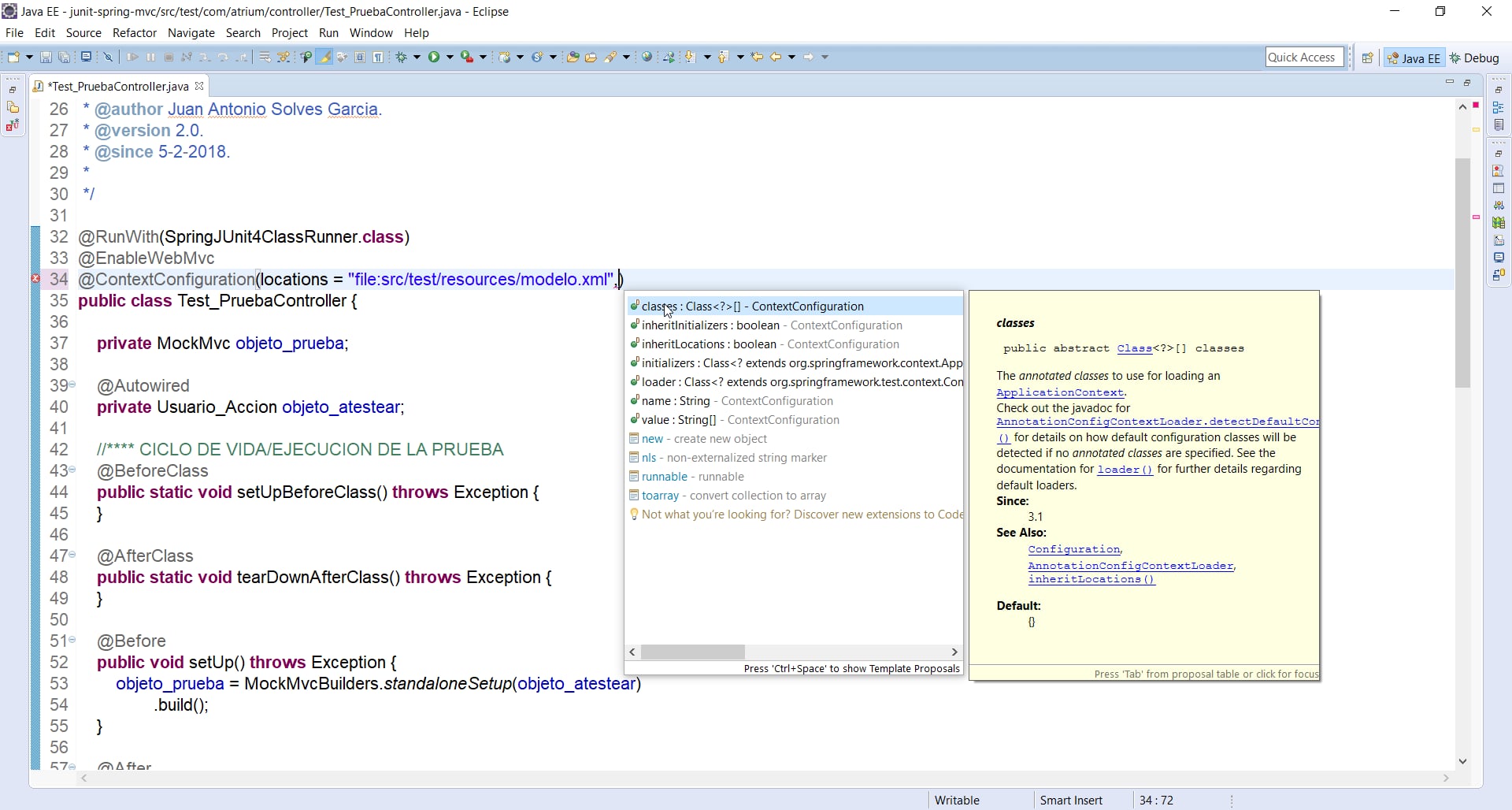 JUNIT SPRING MVC SINTAXIS on Vimeo