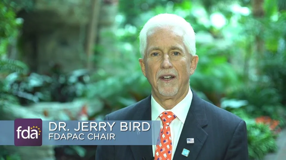 A Message from FDAPAC Chair Dr. Jerry Bird - A Message from FDAPAC ...