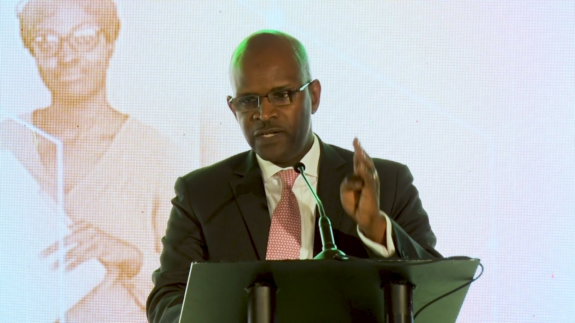 Aliou Maiga of IFC speaks at the African SME Finance Forum in Nairobi ...