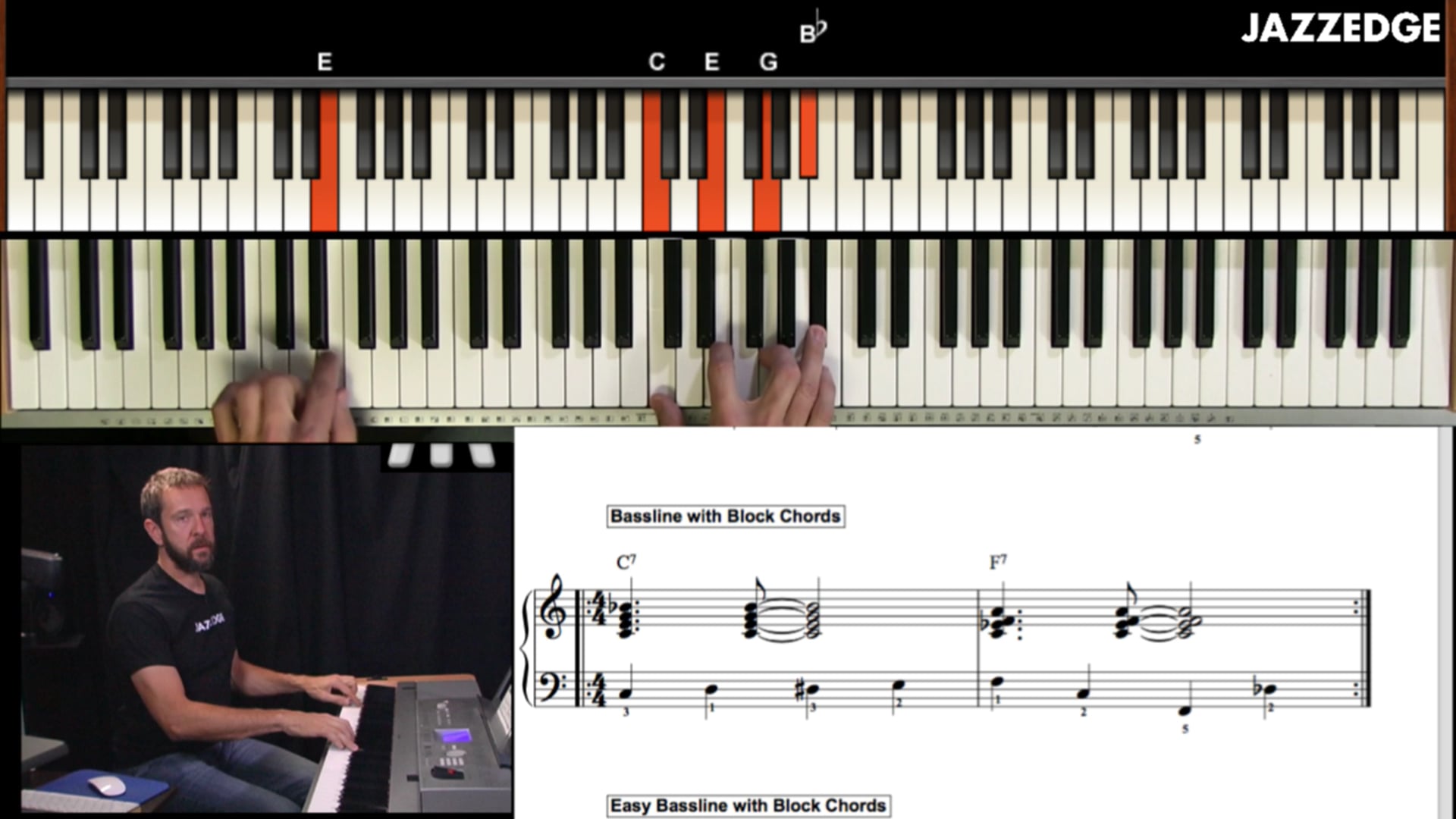 #4 – Bassline with Chords - Jazzedge Academy
