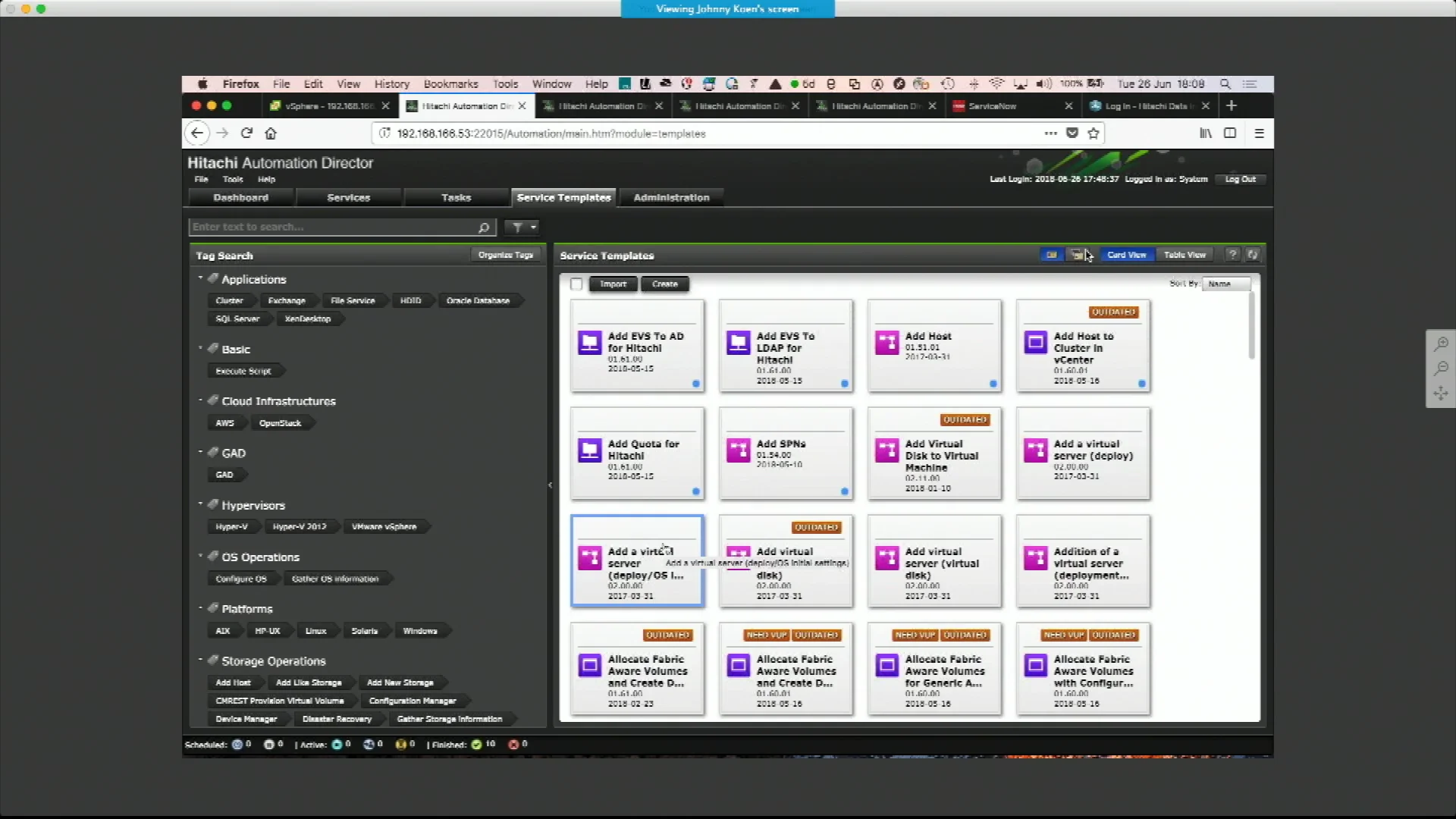 Hitachi Vantara IT Automation with Hitachi Automation Director Demo on ...