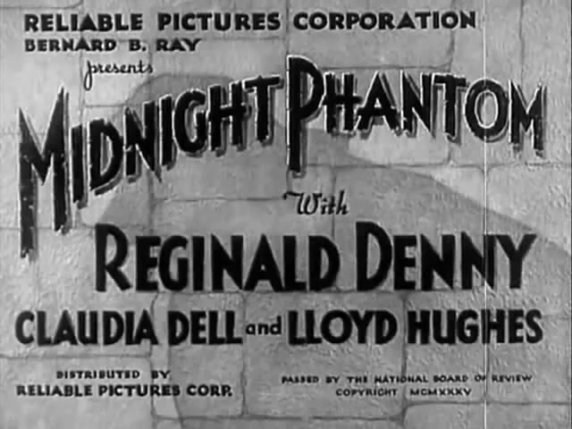 Midnight Phantom (1935) on Vimeo