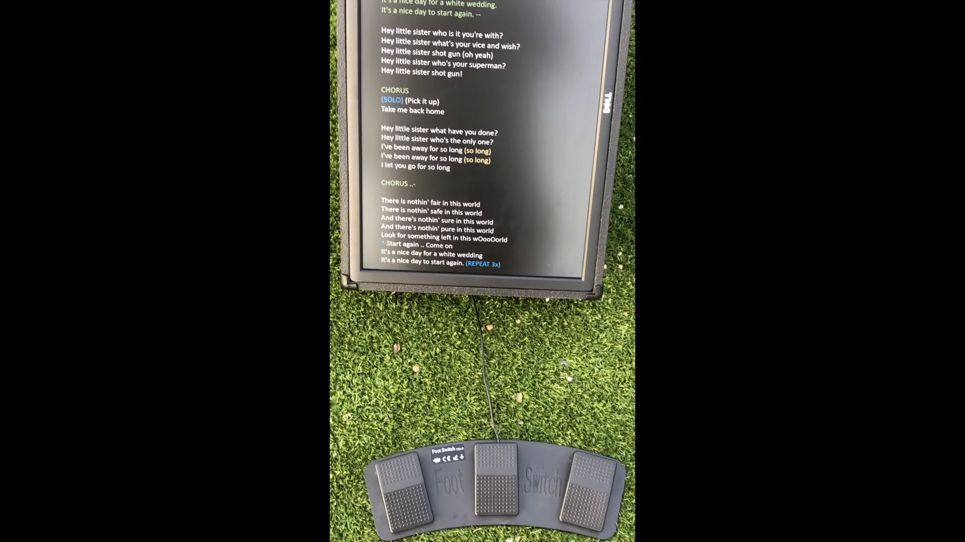 MOGX Lyrics Prompter - Demo Video