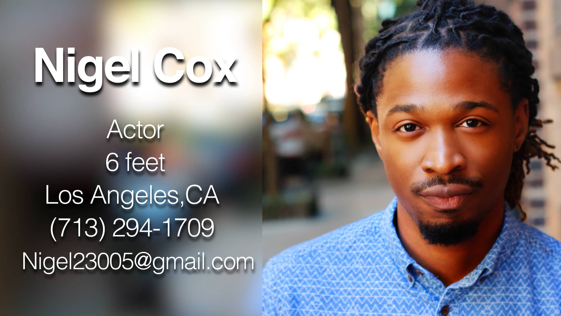 NIGEL COX Reel on Vimeo