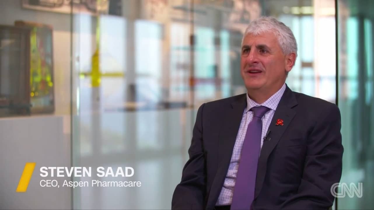 CNN Marketplace Africa - Meet Steven Saad, CEO, Aspen Pharmacare on Vimeo