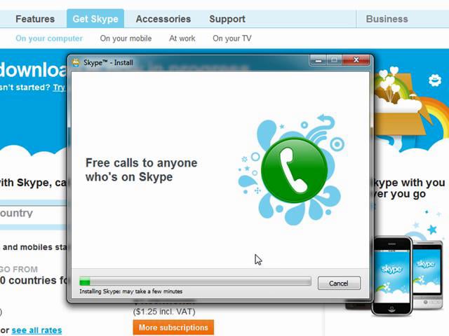 How to install Skype using Internet Explorer on Vimeo
