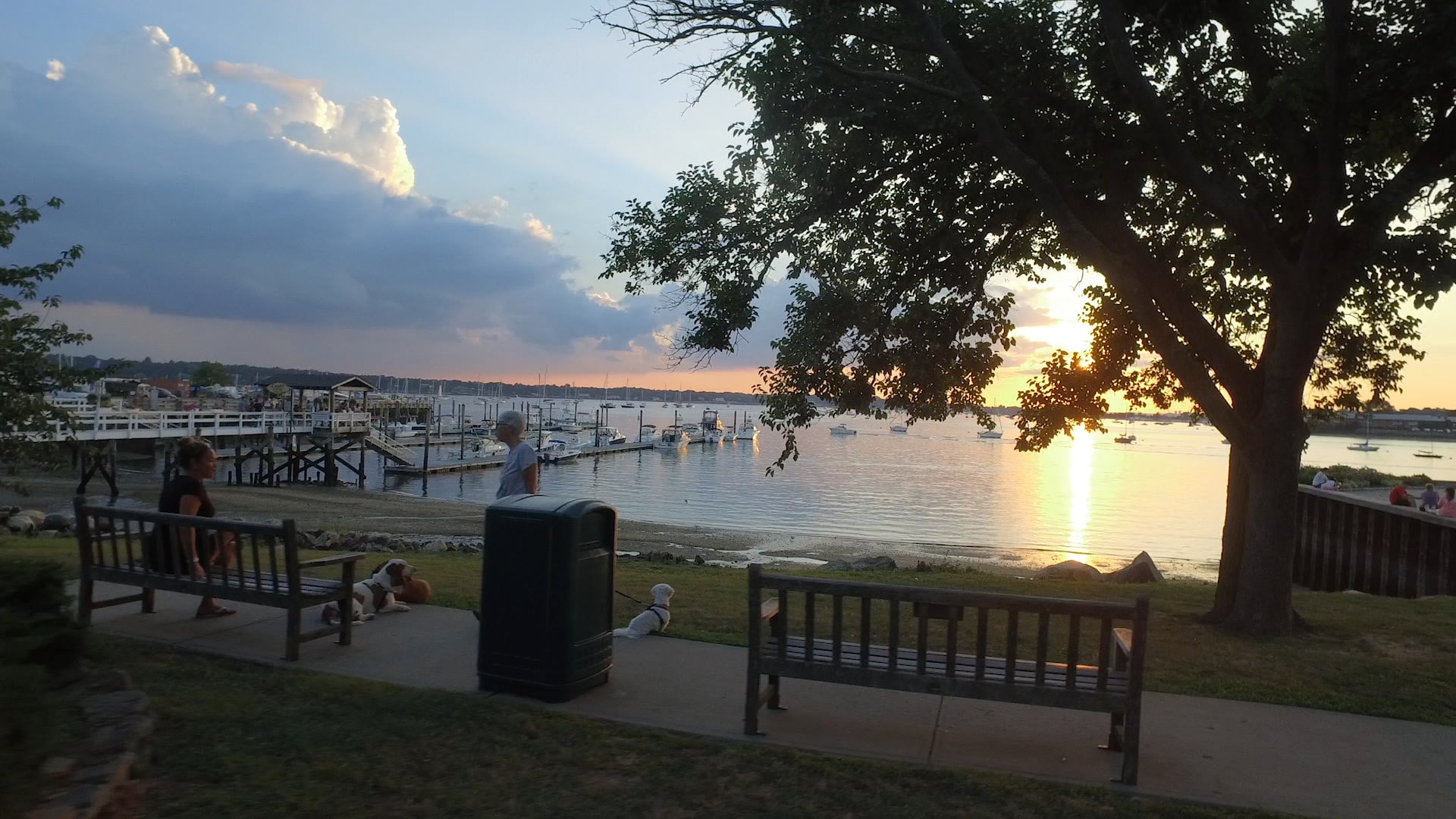Port Washington Sunset at Town Dock on Vimeo