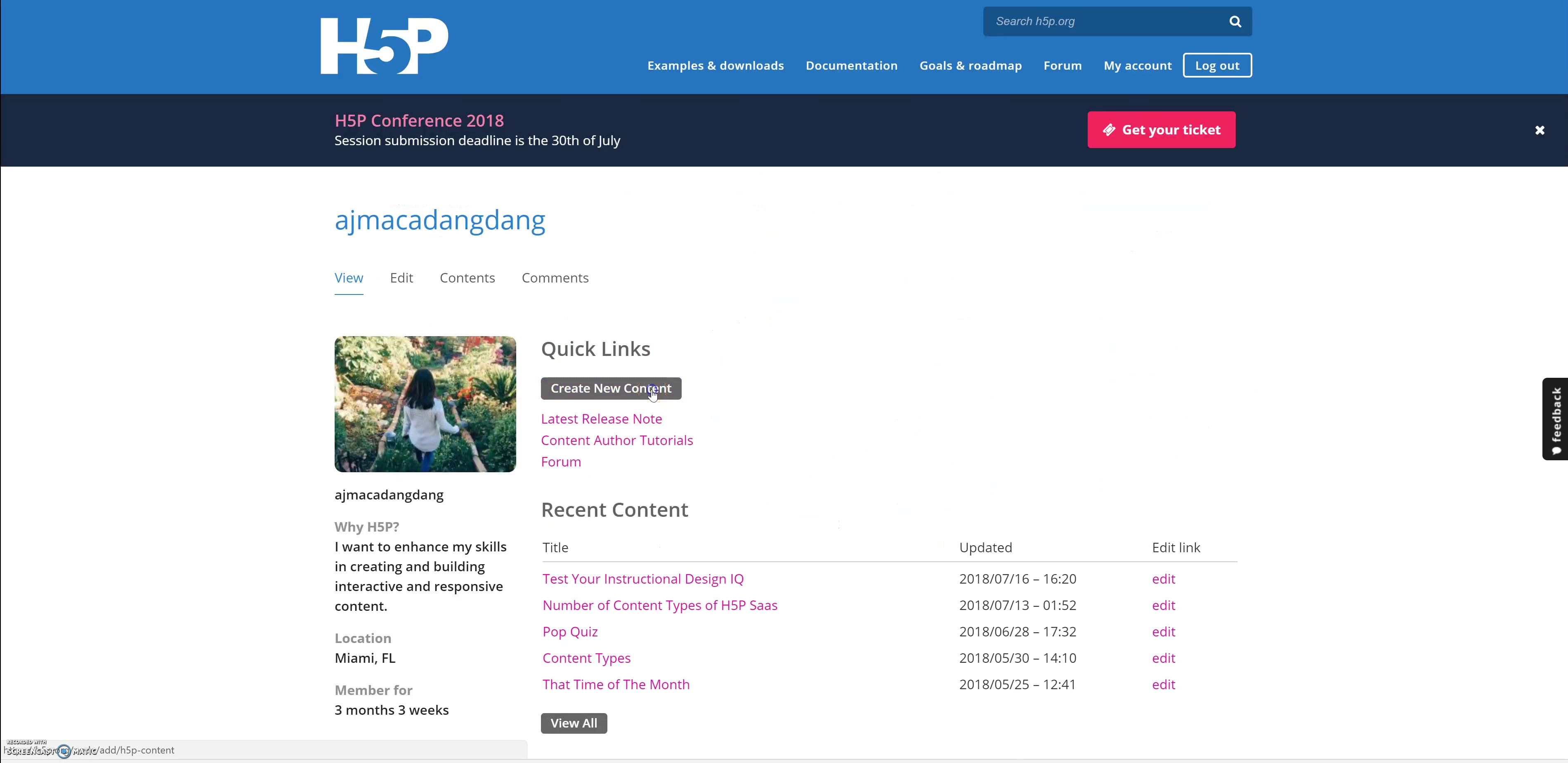How to create H5P Content on Vimeo