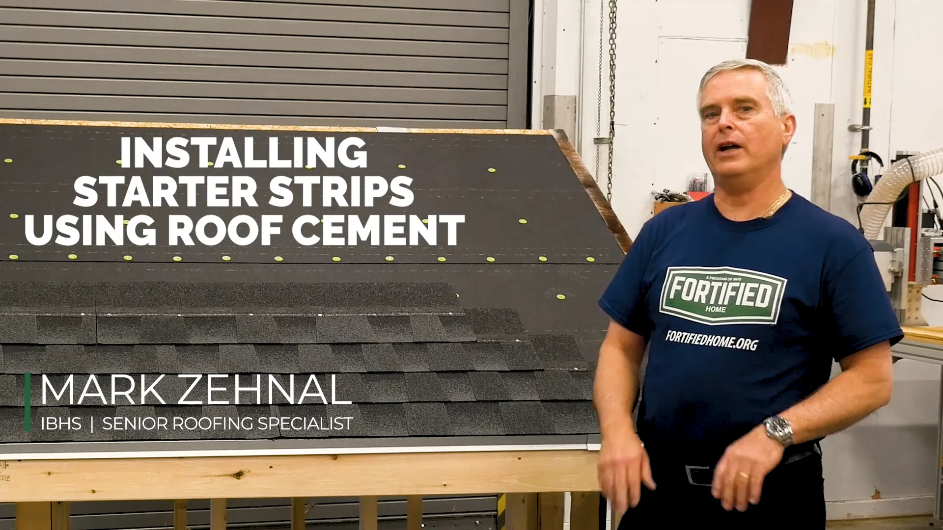 Inside FORTIFIED: Installing Starter Strips Using Roof Cement