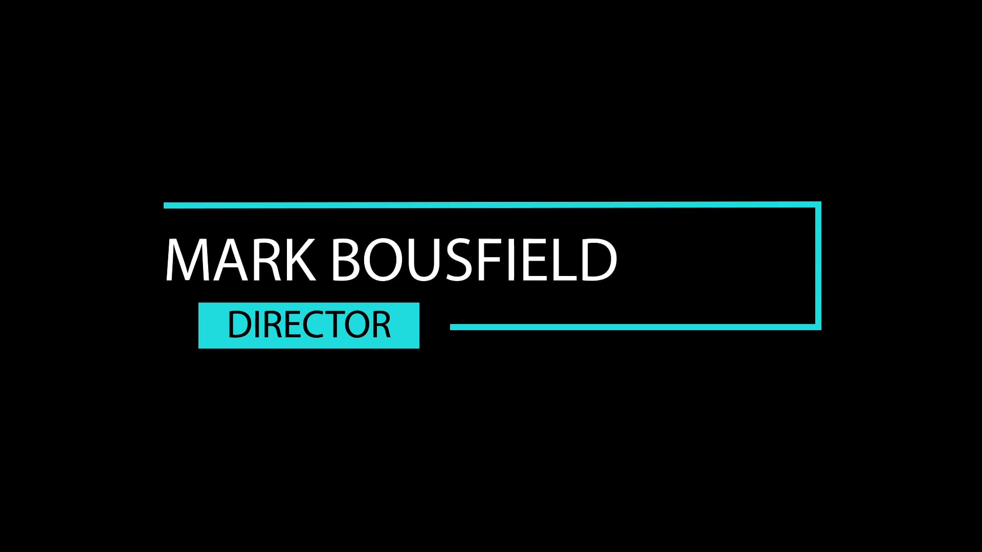 Director's showreel of Bou Mou Mark Bousfield's work in 2017/18