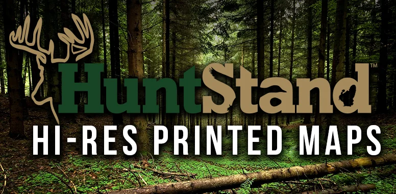 HuntStand Hi-Res Printed Maps Available Now on Vimeo