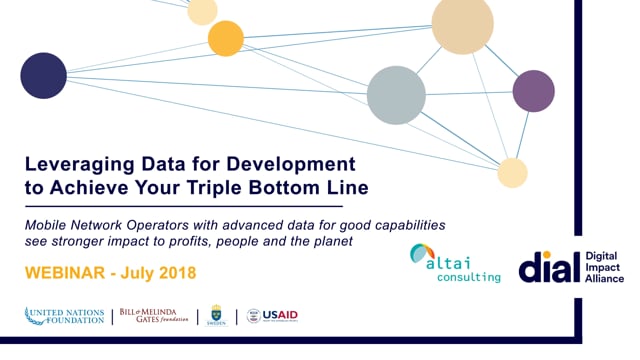 Leveraging Data for Development to Achieve Your Triple Bottom Line ...