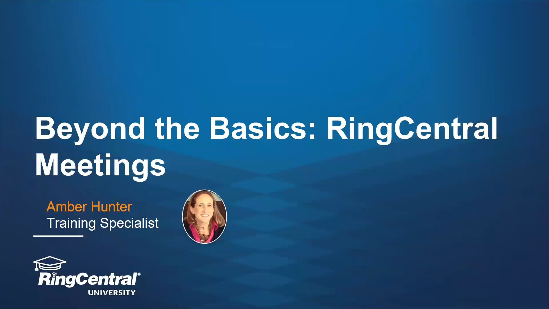 0 Beyond the Basics RingCentral Meetings on Vimeo