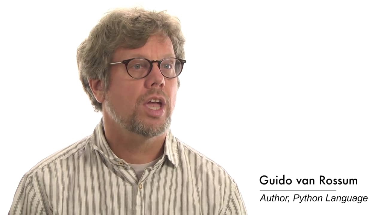 Guido Van Rossum - Design of Computer Programs on Vimeo