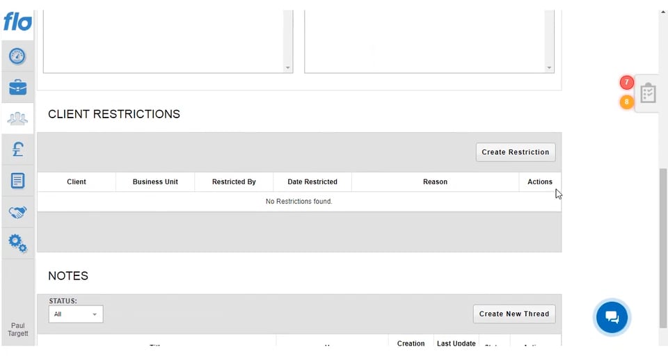 How to create a client restriction for a candidate on Vimeo