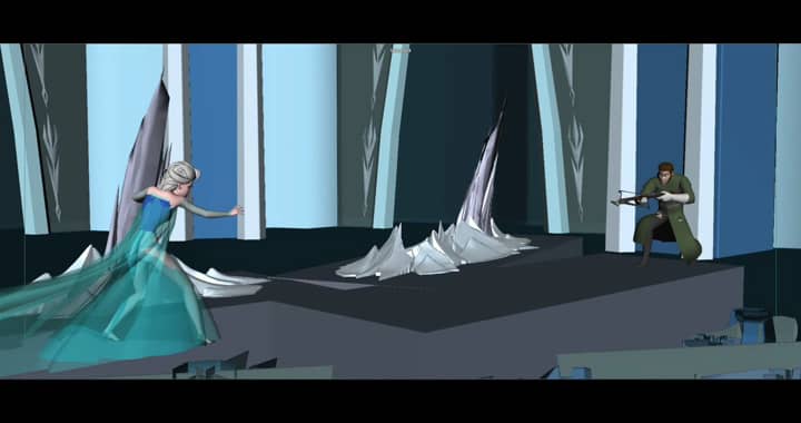Shot Progression: Elsa Under Siege on Vimeo