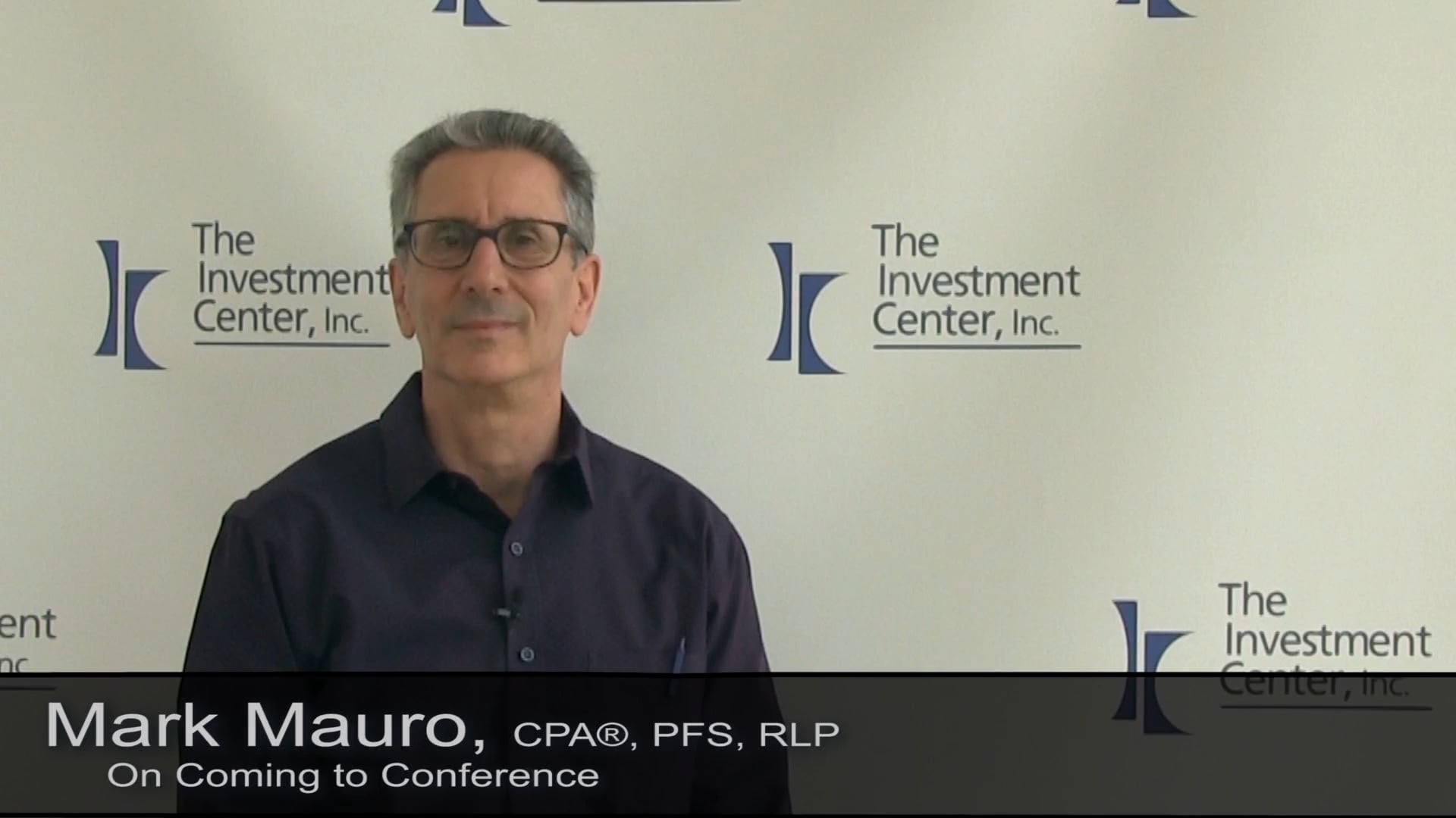 Mark Mauro - Coming to Conference on Vimeo