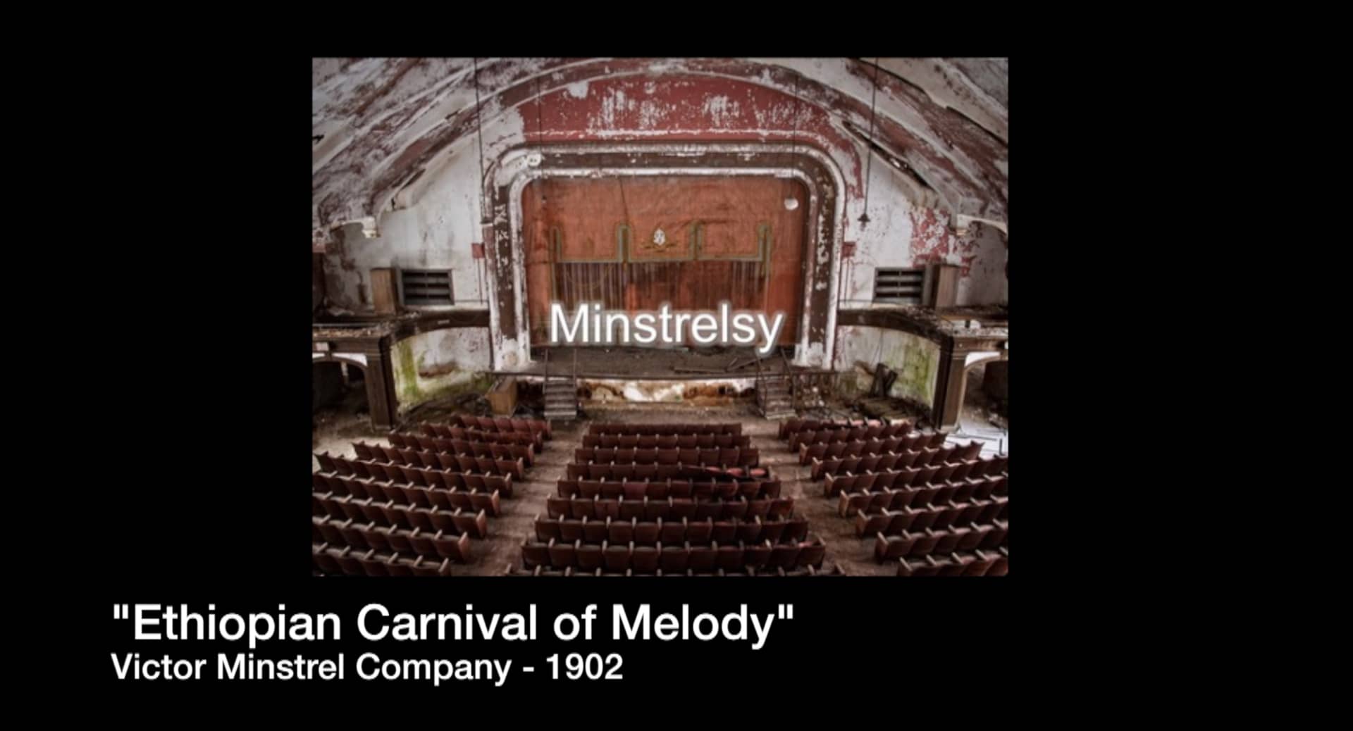 Tim Brook on Minstrelsy on Vimeo