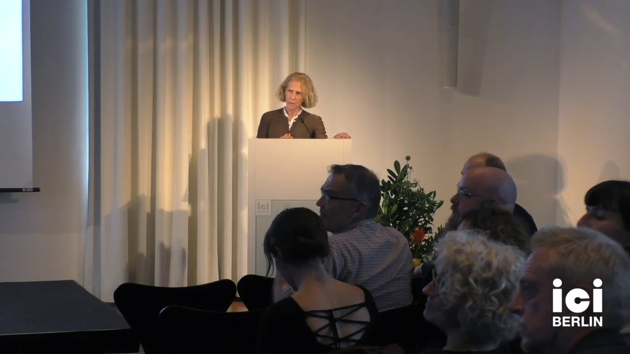 Ann Laura Stoler - ICI Berlin