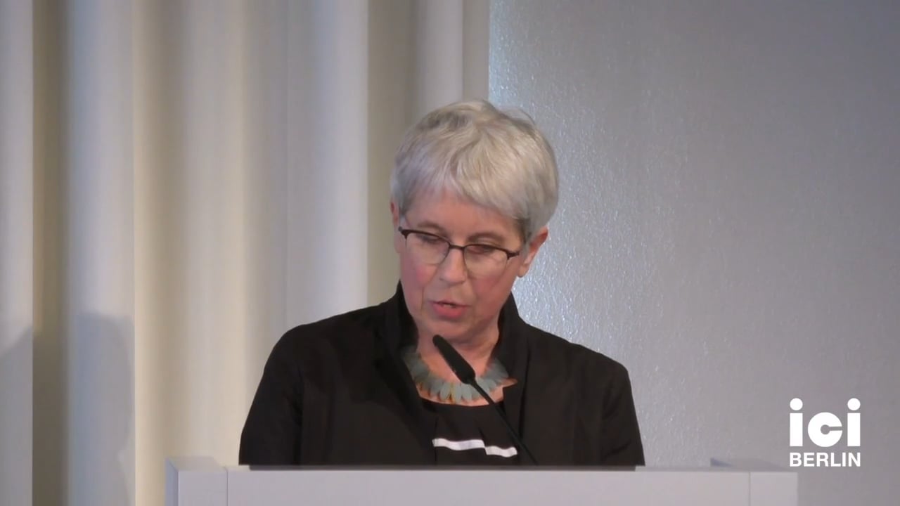 Ann Laura Stoler - ICI Berlin