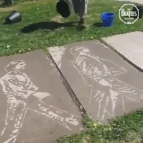 Beatles Water Art