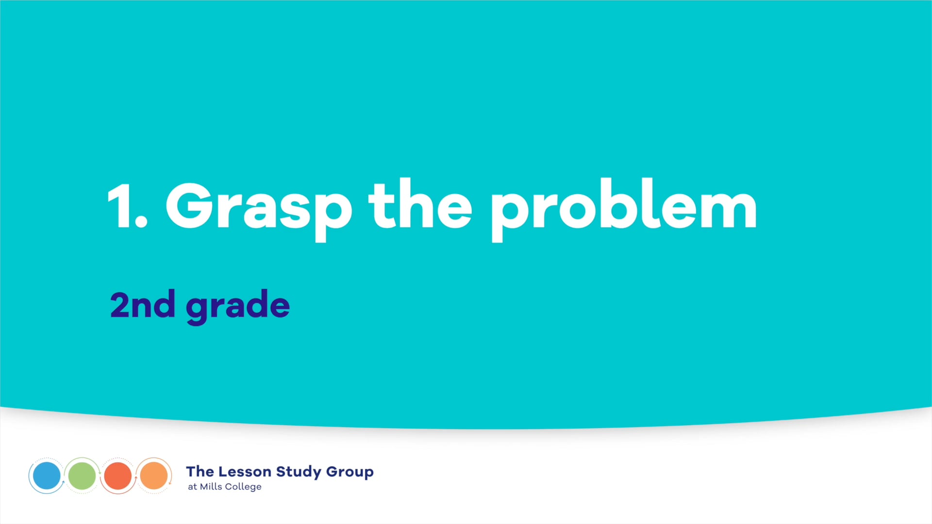 TTP Lesson Phase 1: Grasp the problem (Grade 2 lesson) in Teaching ...