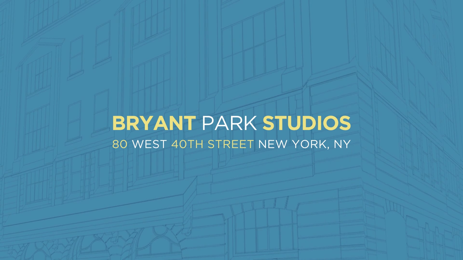 Bryant Park Studios - Mountain Development | Bryant Park Studios on Vimeo
