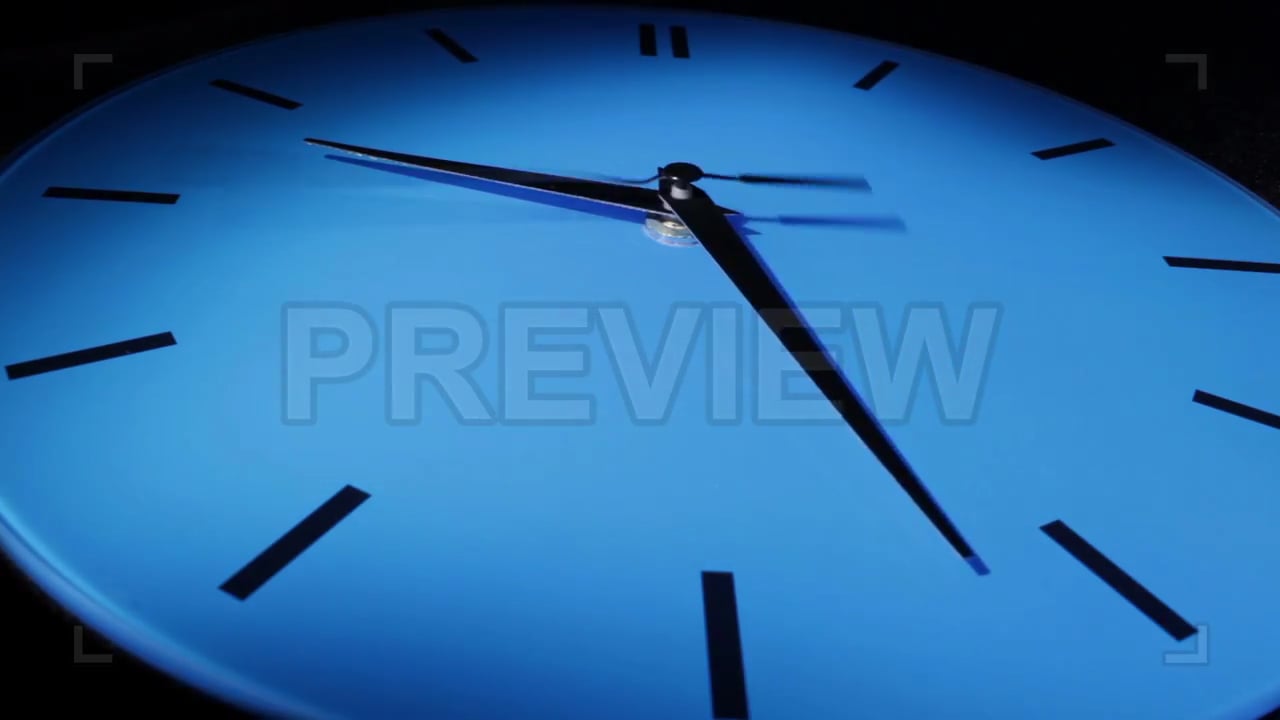 Blue Clock. Time Lapse Stock Video on Vimeo